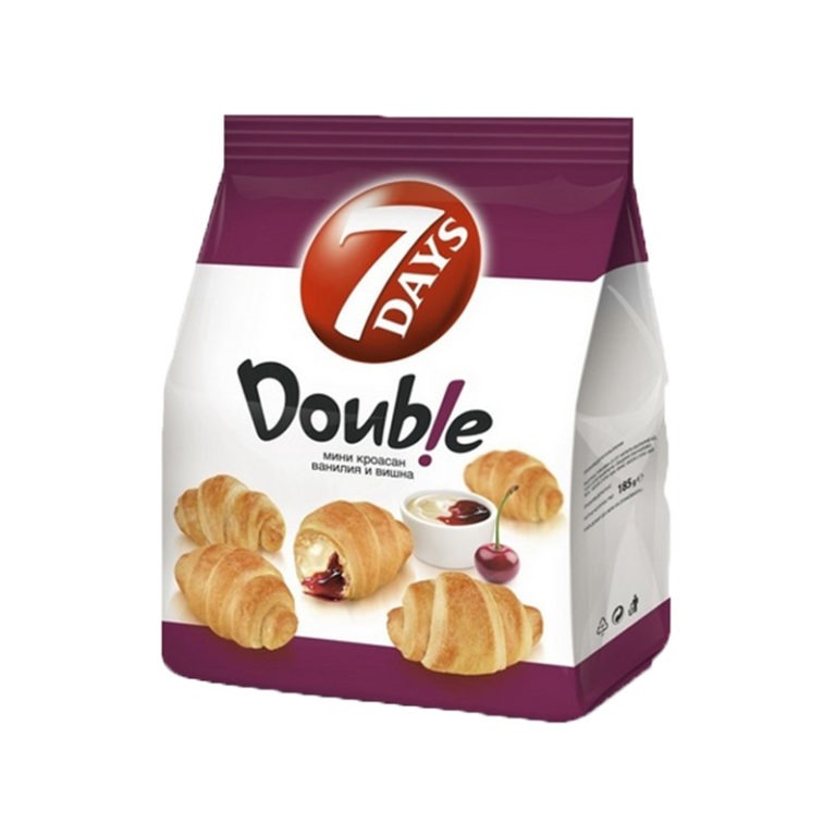 7 Days Mini Croissant Bags Cherry & Vanilla 185g – KTM Europe